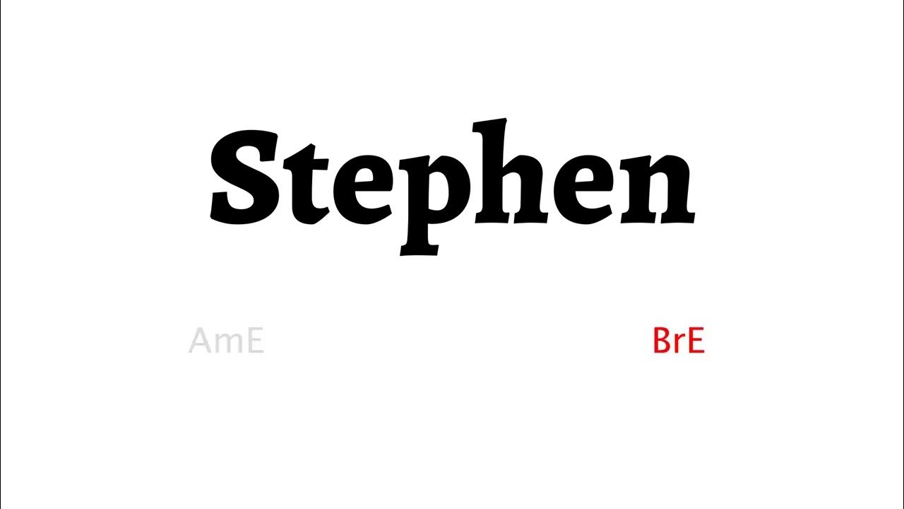 How To Pronounce Stephen In American English And British English YouTube how-to-pronounce-stephen-in-american-english-and-british-english-youtube
