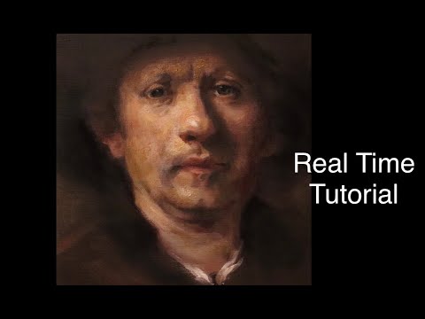 Portrait Painting Tutorial | Classical Oil Color Mixtures - Explained ...