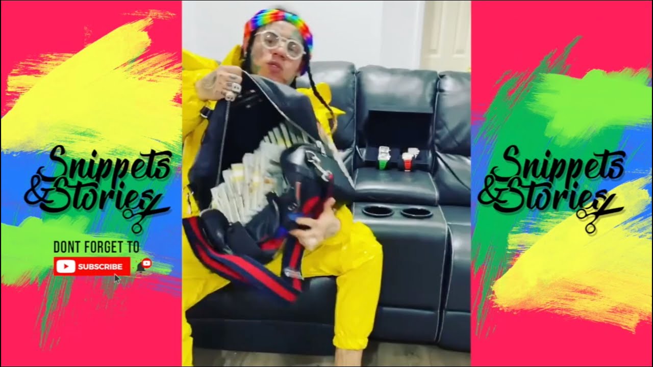 6IX9INE SHOWS A MILLION IN CASH !!!!!! - YouTube