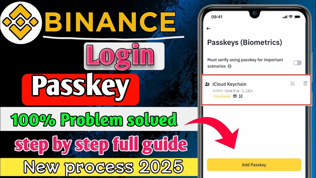 Binance Login Passkey Problem | Binance Passkey Verification Problem ...