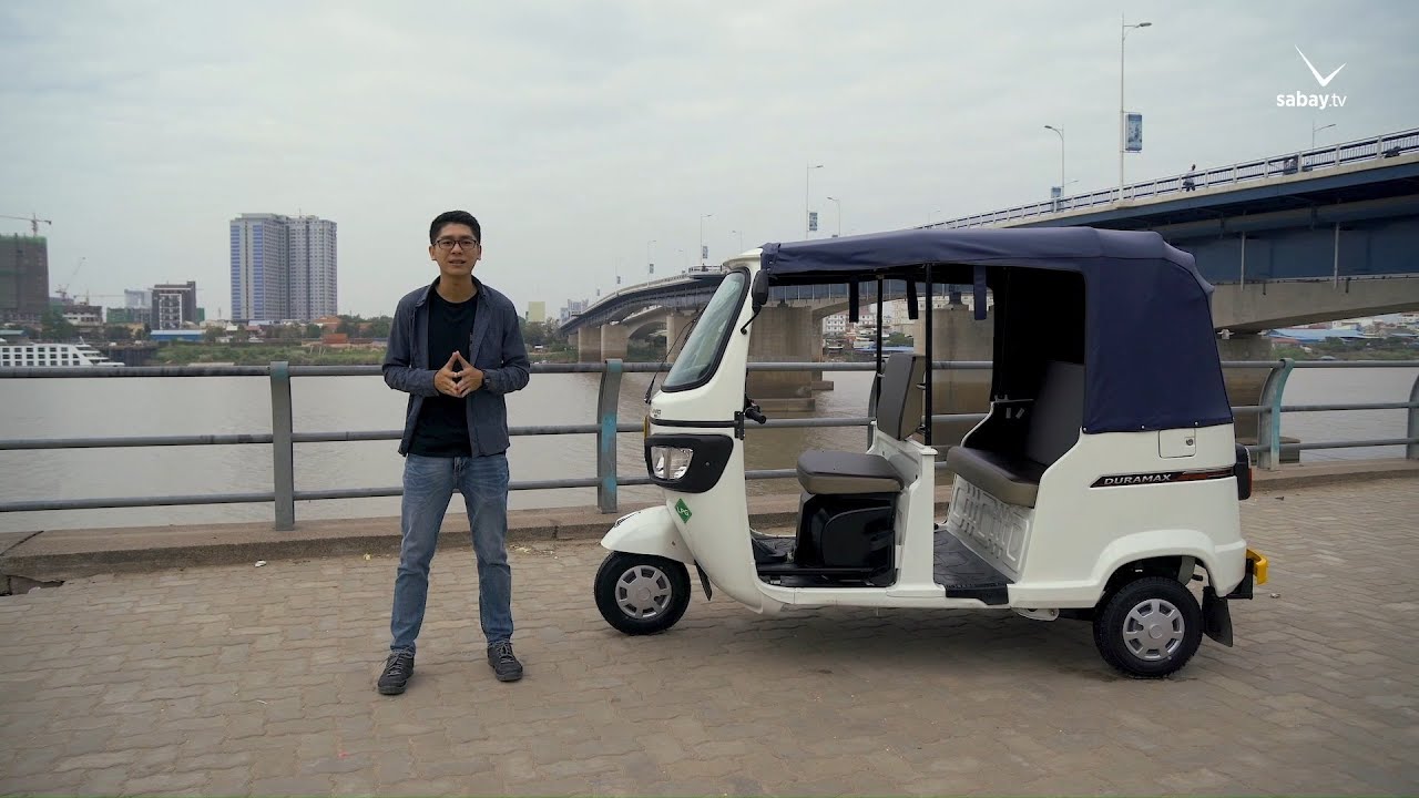 វីដេអូ Review Tuk Tuk TVS King Duramax 225cc - YouTube