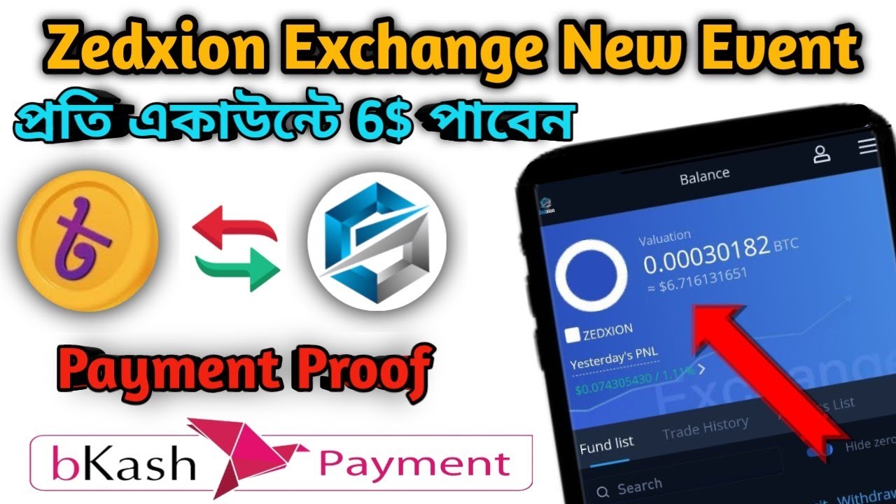 Zedxion Exchange $6 instant for kyc verification সবাই পাবেন - YouTube