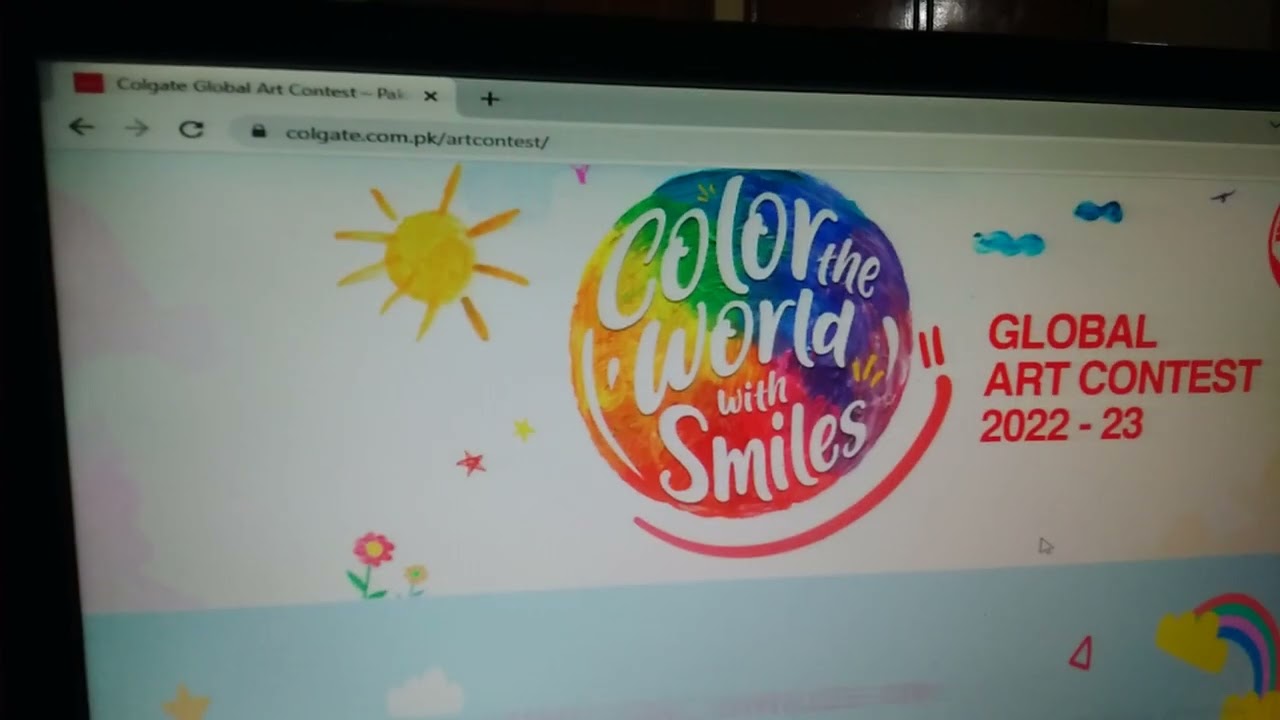 How to Participate in Colgate Global Art Contest 2022 - YouTube