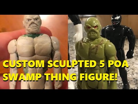 Custom Kenner Style Swamp Thing figure part 3 (3.75 inch 5 POA made ...