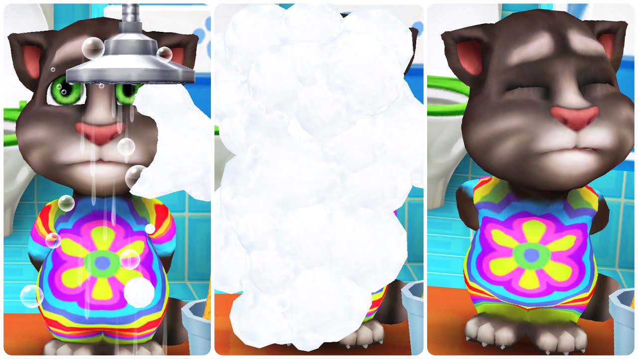 How to Take bath My Talking Tom - YouTube