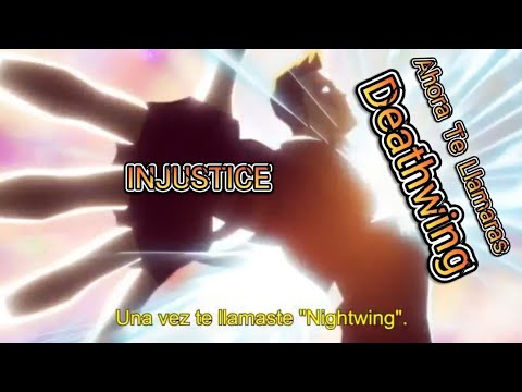 INJUSTICE tranformación de Nightwing a Deathwing Escenes Injutice Movie ...