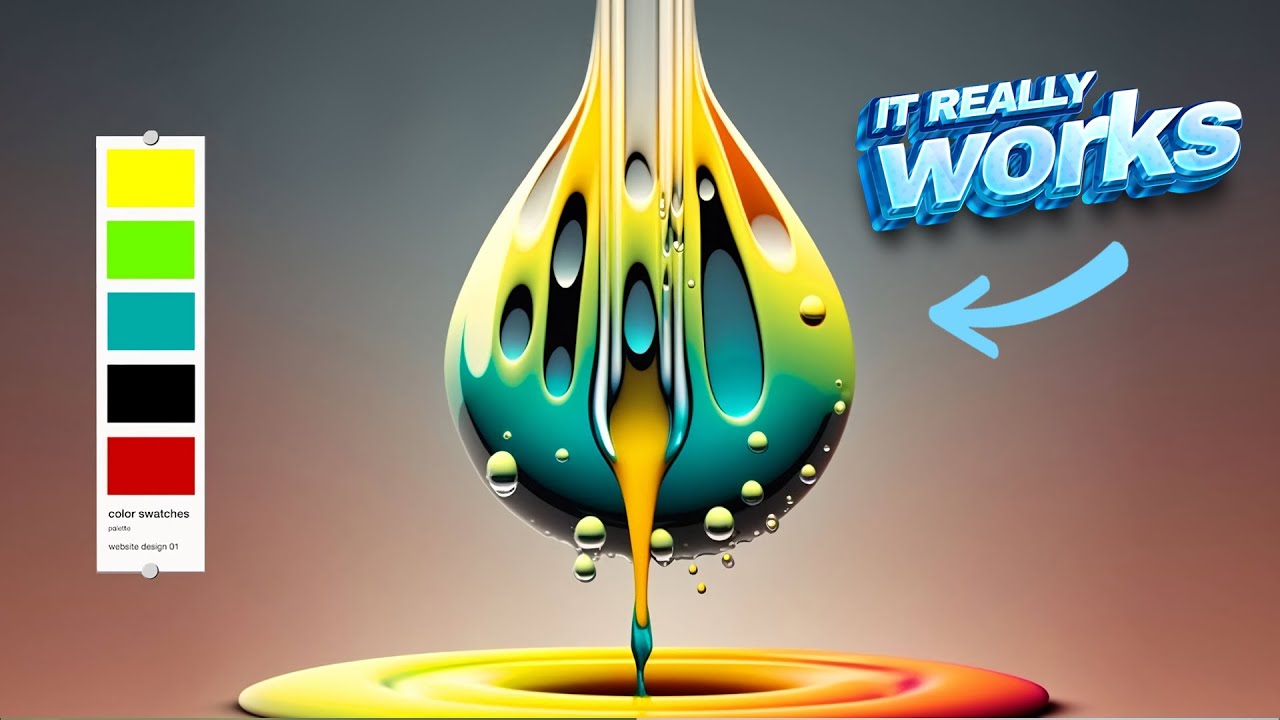 The MOST Efficient Way To Use Colour In Graphic Design - YouTube