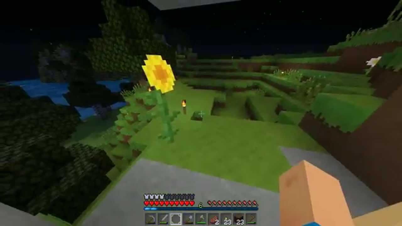 Minecraft peruspelailua #2 / Aloitetaan talon rakennus !!! - YouTube