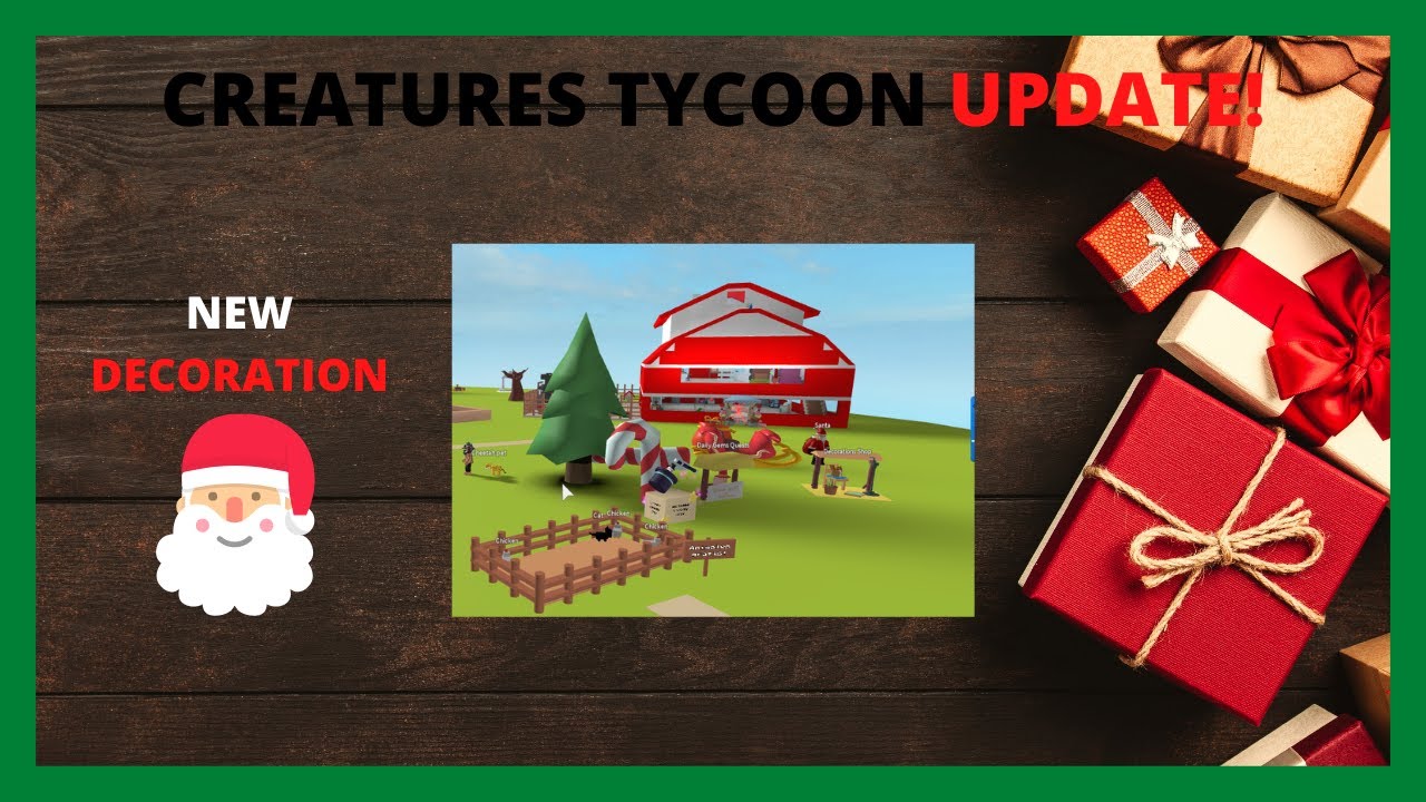 🎅 NEW CHRISTMAS UPDATE!!! 🎁- Creatures Tycoon - YouTube