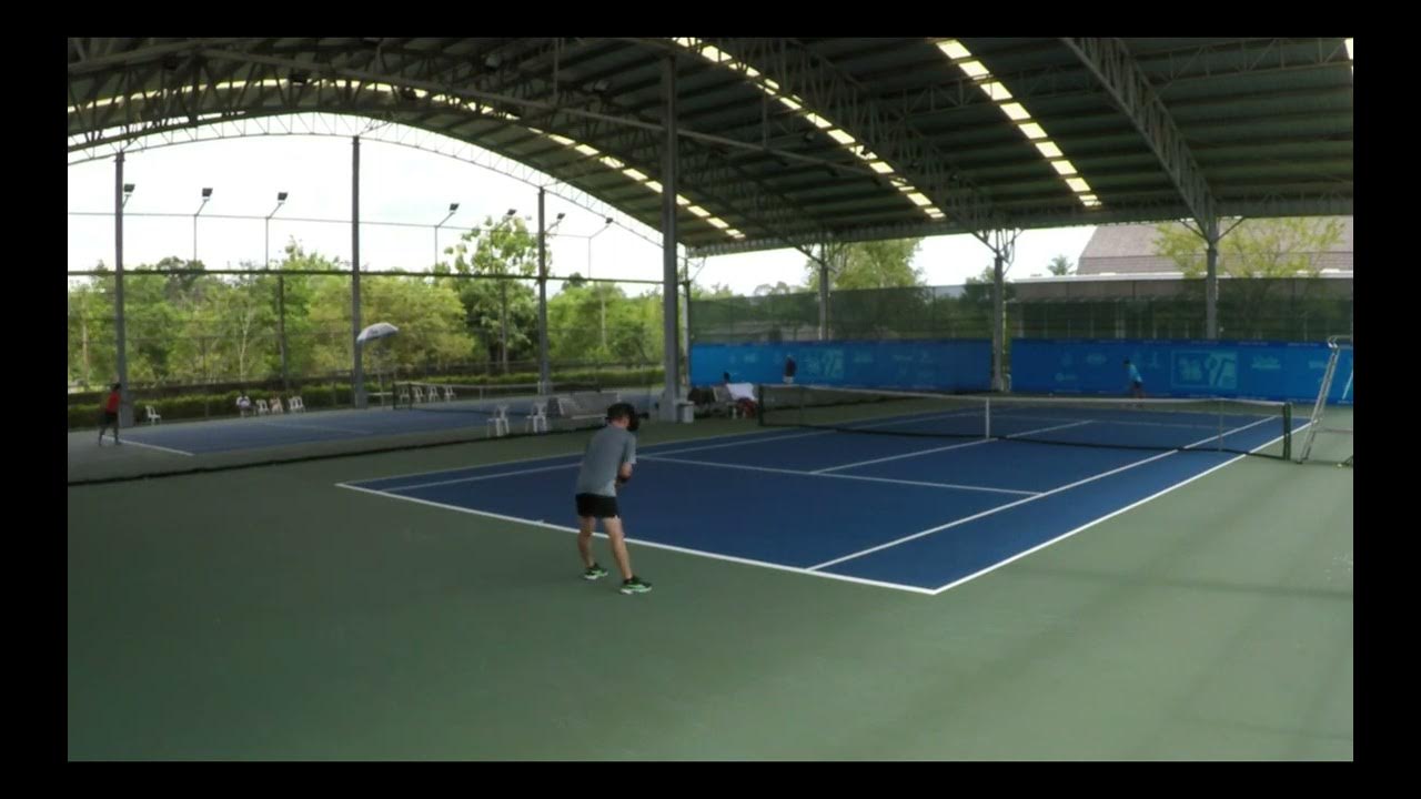 Tennis ITF seniors MT400 40+ Pattaya, sept. 2022, round 1 - YouTube