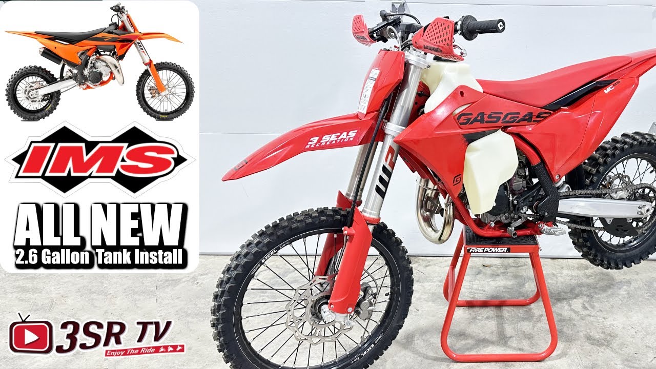 2025 KTM SX 85 & 2025 GasGas MC 85 IMS Oversized 2.6 Gallon Gas Tank Part #113360-N2 - YouTube