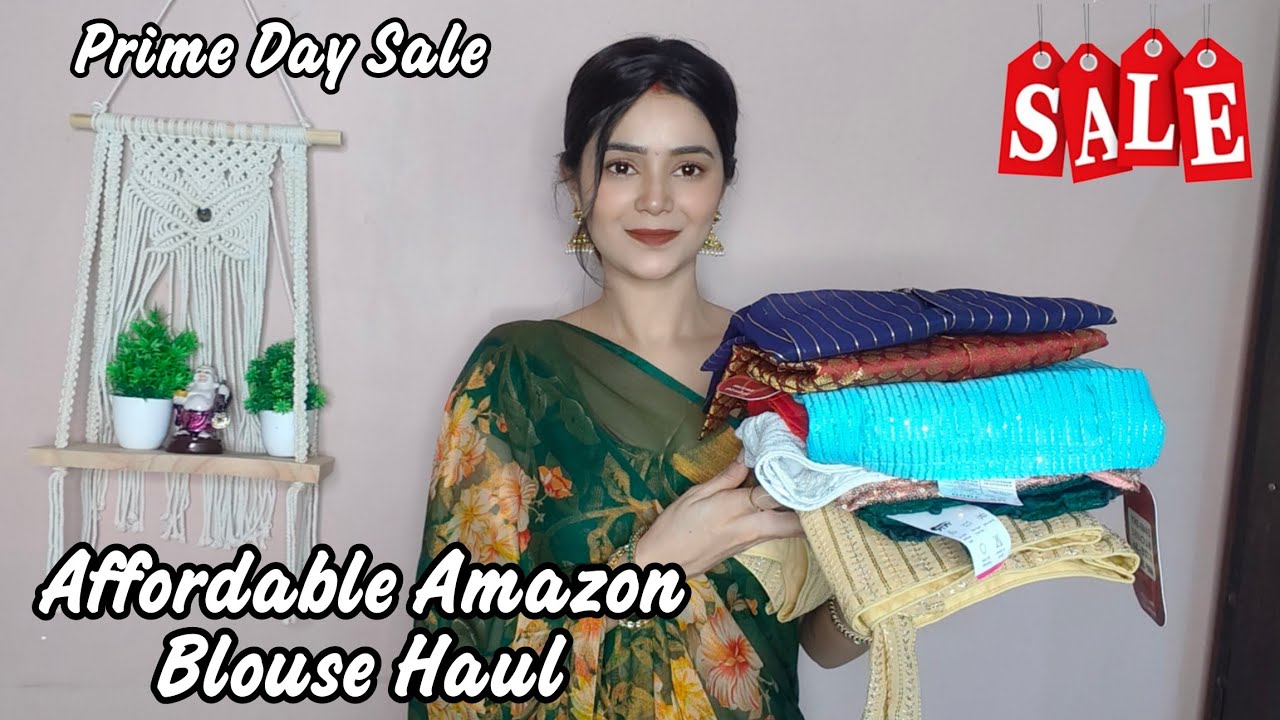 Affordable Amazon Blouse Haul/ Readymade Blouse Haul Under 1000rs/ Huge ...