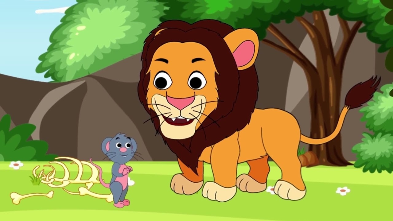 Hadithi ya Simba na Panya | Lion and Mouse Story in Swahili | Swahili ...