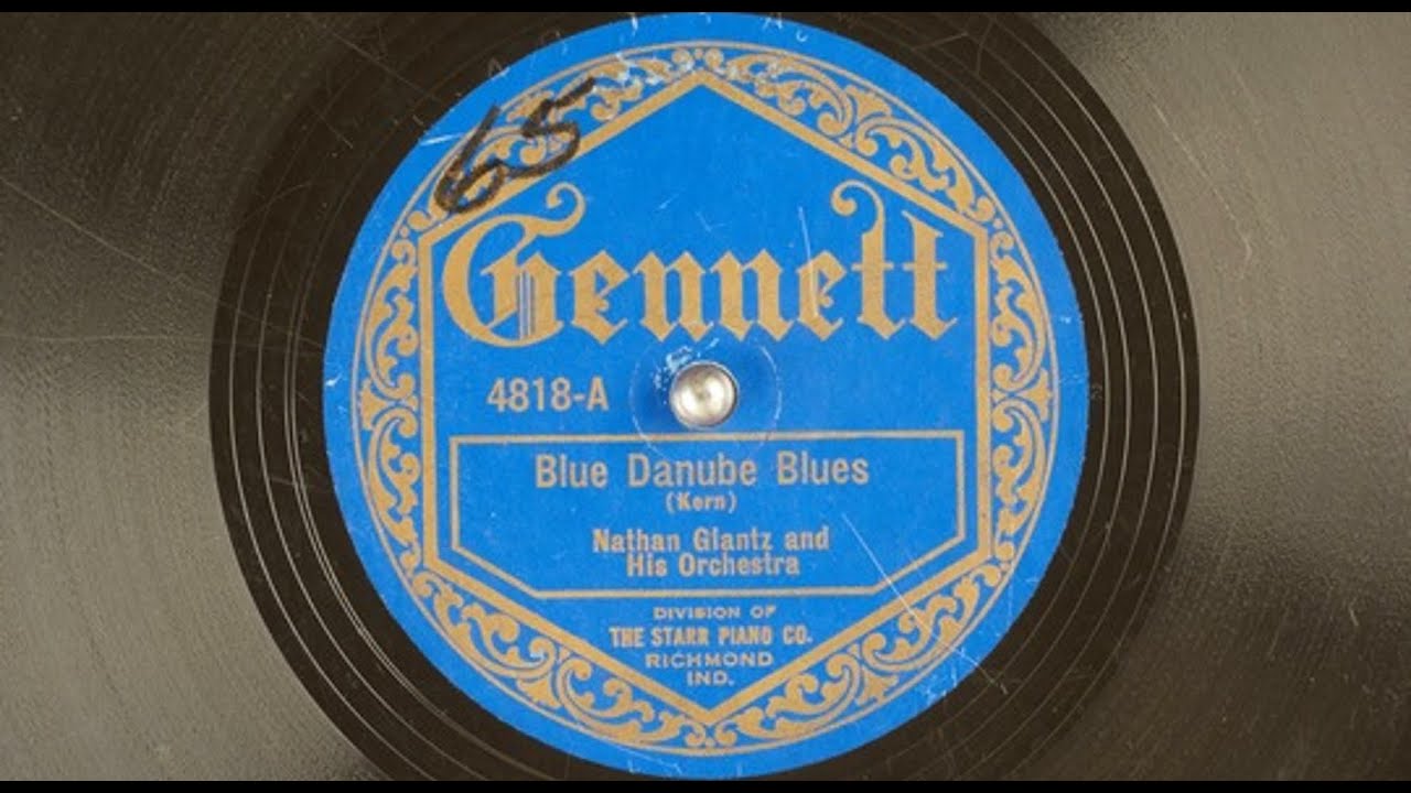 'Blue Danube Blues' - Nathan Glantz and His Orchestra (1922) - YouTube