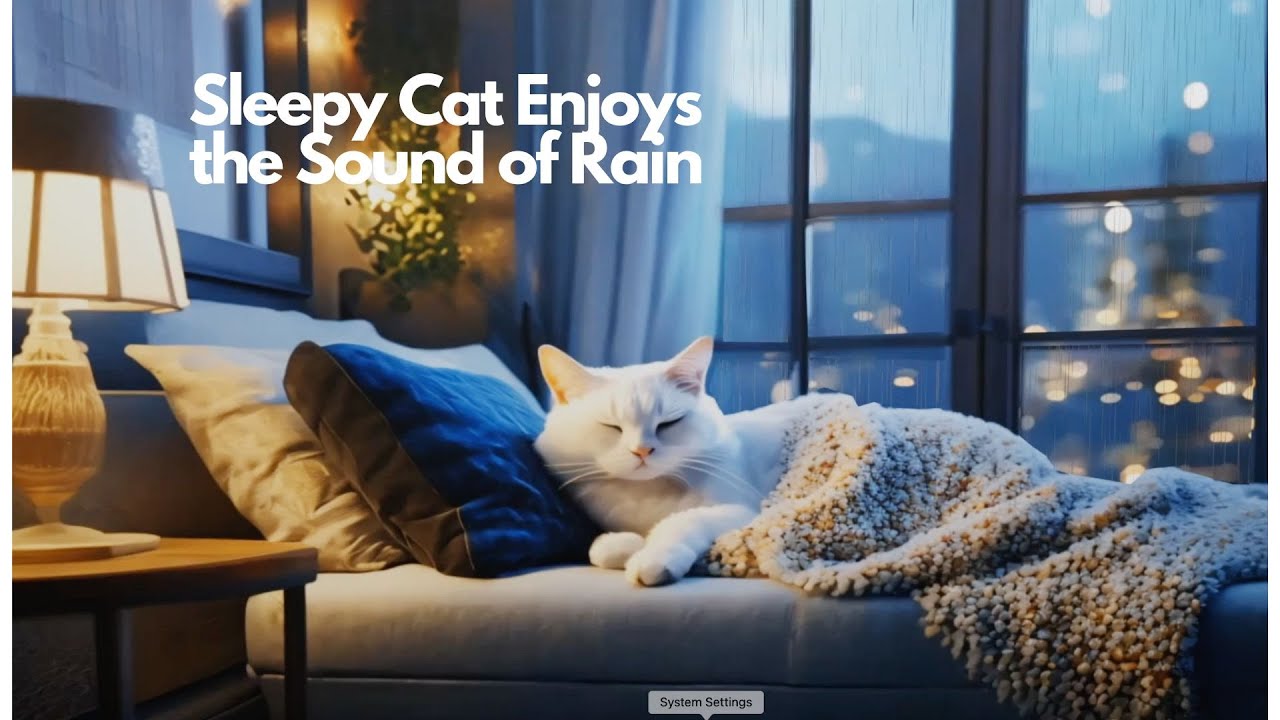 Cozy Rain Sounds for Deep Sleep & Relaxation | Sleepy Cat 🐱💤 - YouTube