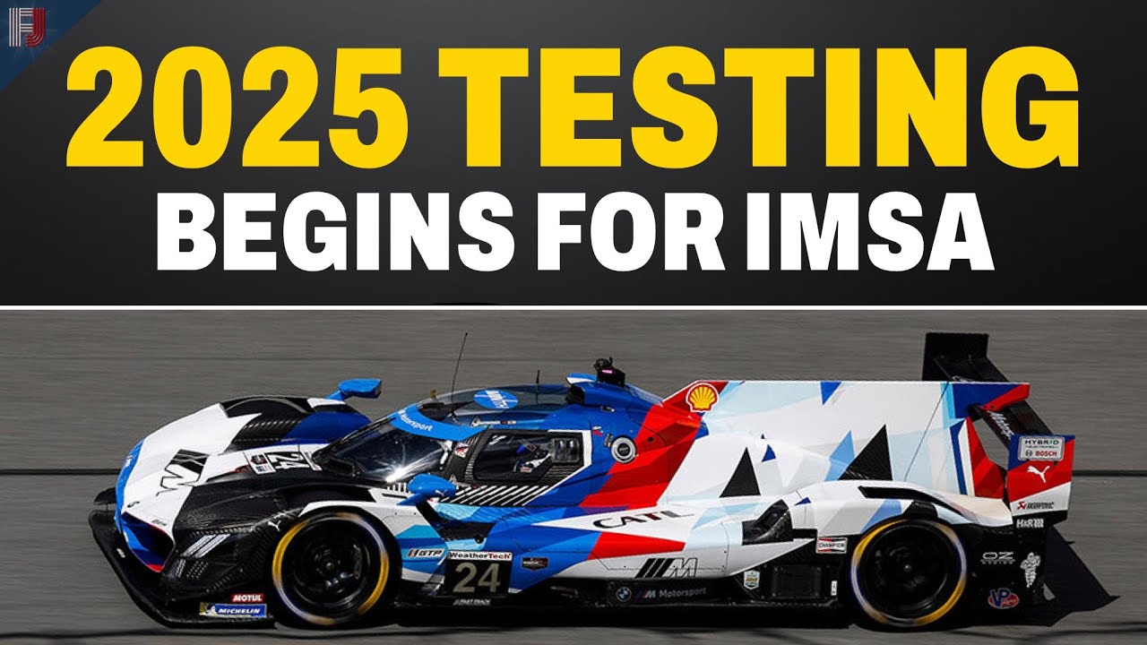 IMSA Completes FIRST 2025 Testing Event at Daytona - YouTube