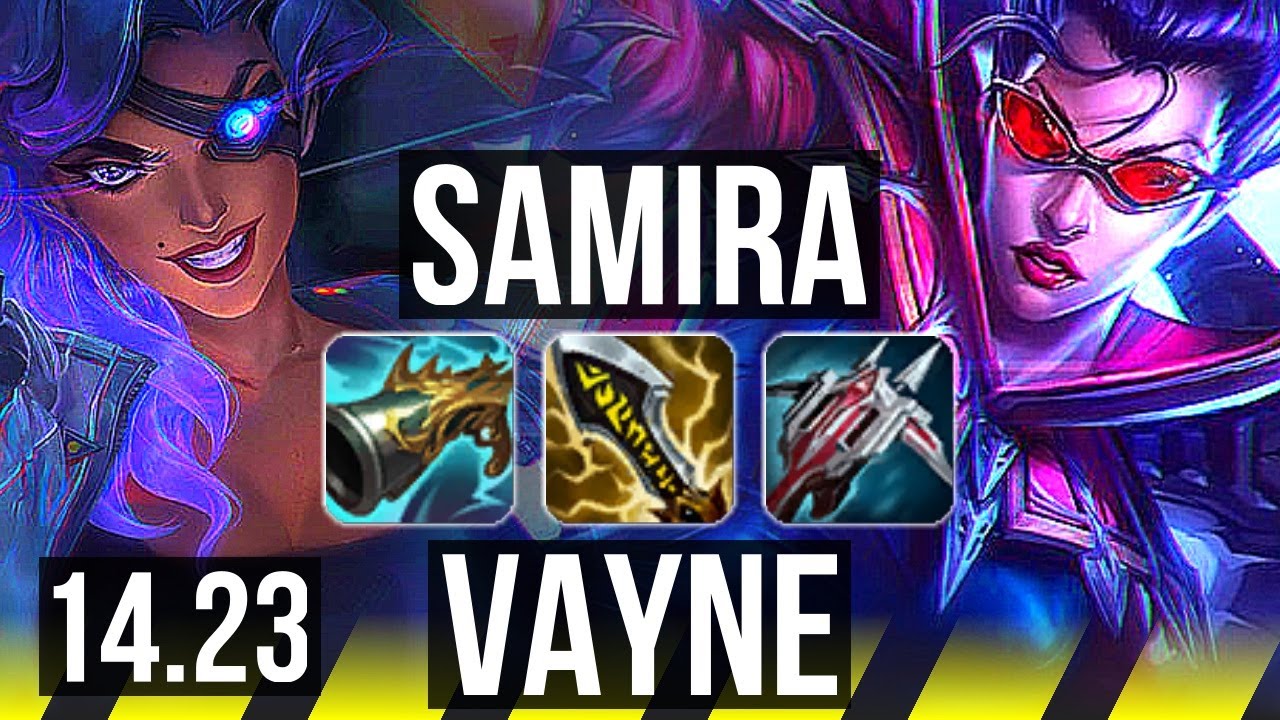 SAMIRA & Nautilus vs VAYNE & Lulu (ADC) | 3000+ games | NA Master | 14.23 - YouTube