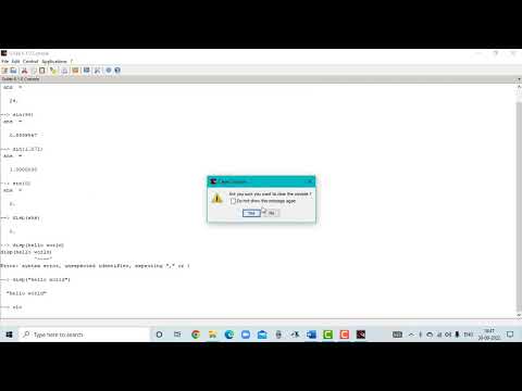 Scilab Tutorial 1 by Dr Maninder Singh Arora - YouTube