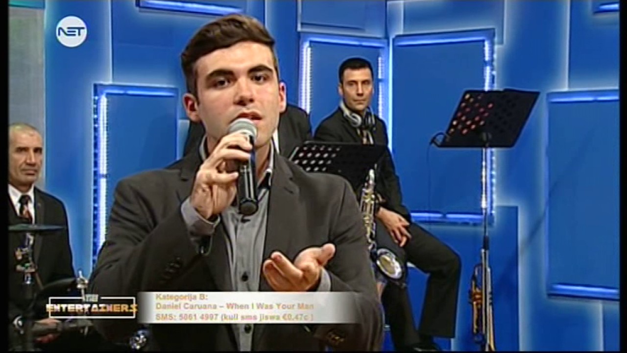 Daniel Caruana - When I Was Your Man on The Entertainers (Singers ...