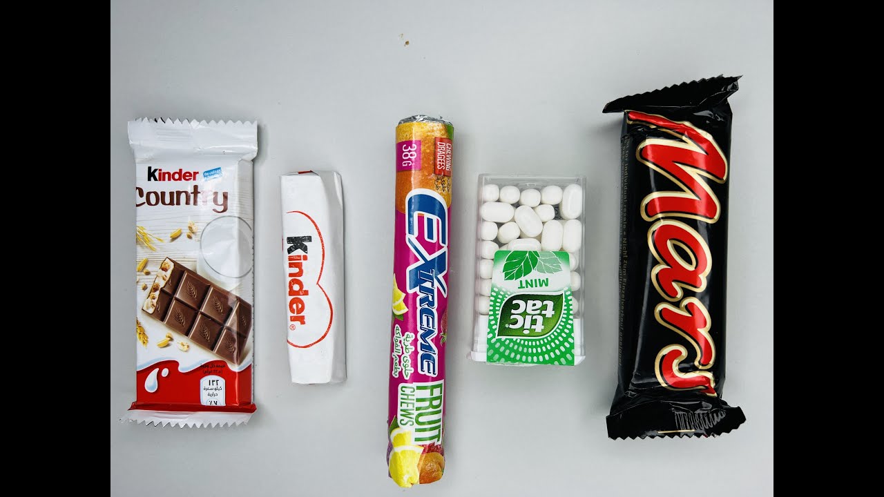 Fascinating video #118 How to unpack Mars bar, Tic Tac, EXtreme Fruit ...