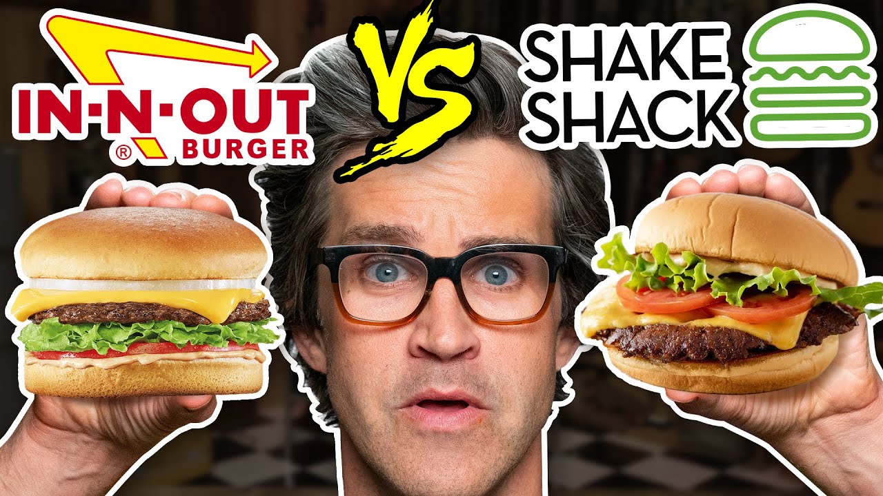 In-N-Out vs. Shake Shack Taste Test | FOOD FEUDS - YouTube