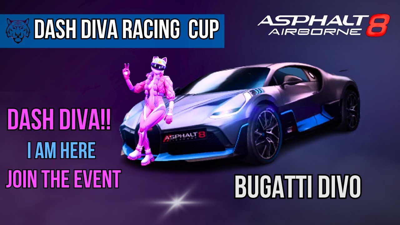 Asphalt 8 | Dash Diva Racing Cup | Bugatti Divo - Avalanche Alley - YouTube