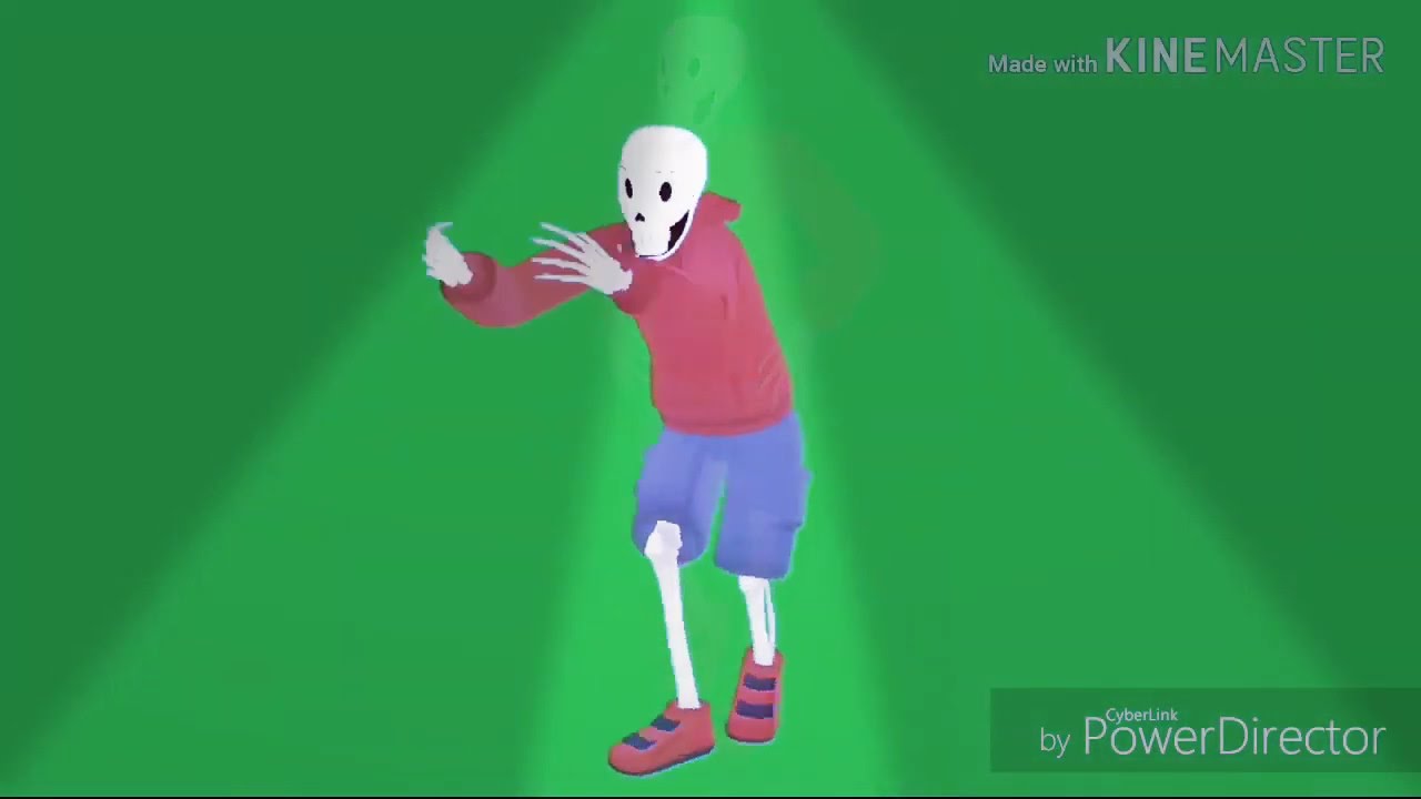 underswap papyrus default dance - YouTube