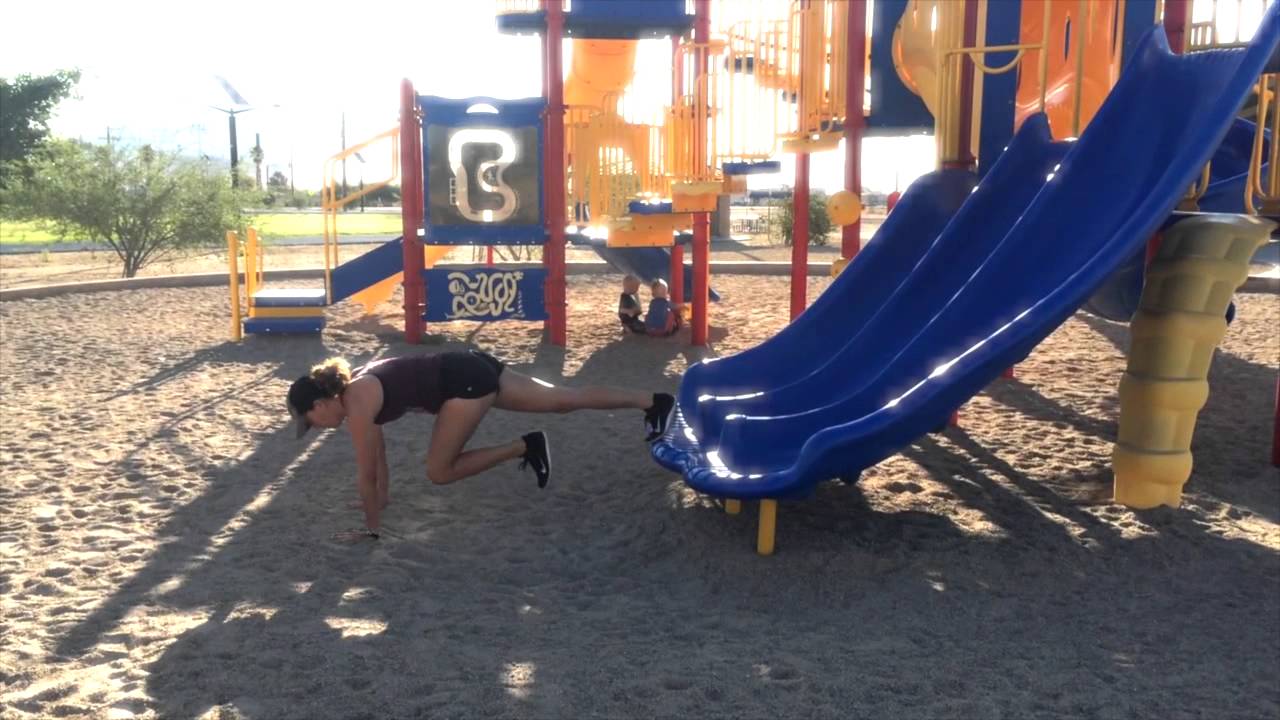 Play Park Bodyweight Slide Workout - Tone, Cardio & Strength - YouTube