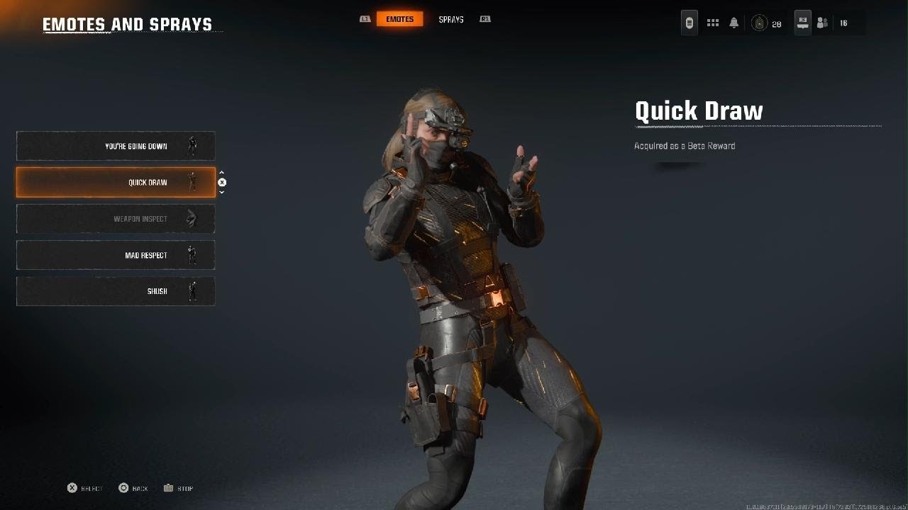 ALL EMOTES AND SPRAYS BLACK OPS 6 Call of Duty - YouTube