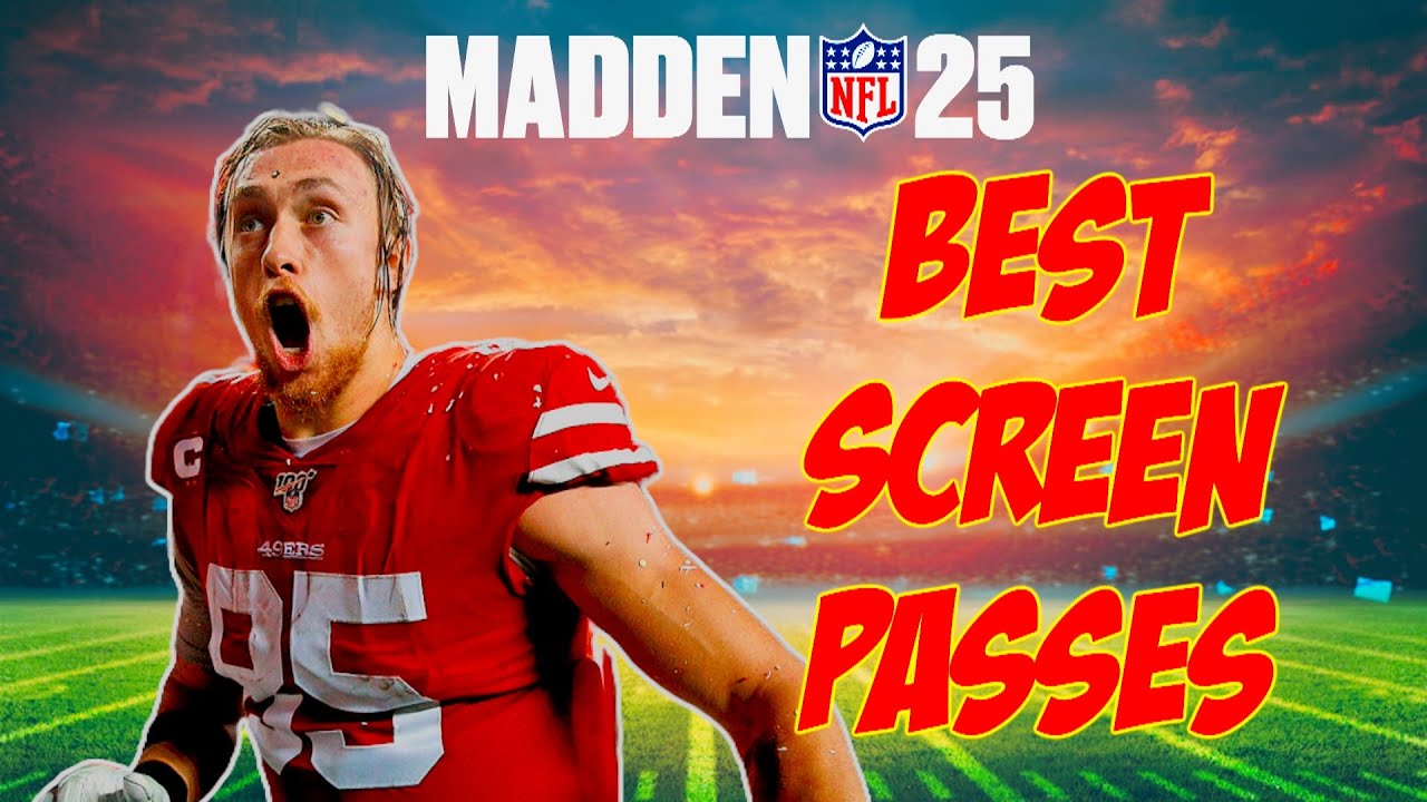 Destroy Defenses With The Best Screen Pass Plays In Madden 25🔥 - YouTube