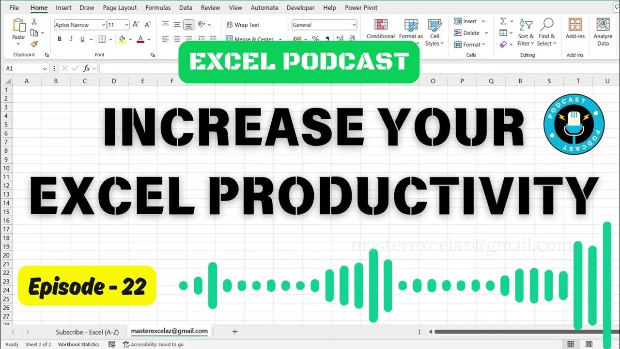 Quickly navigate to the first cell of the worksheet - Excel Shortcut Tips - YouTube