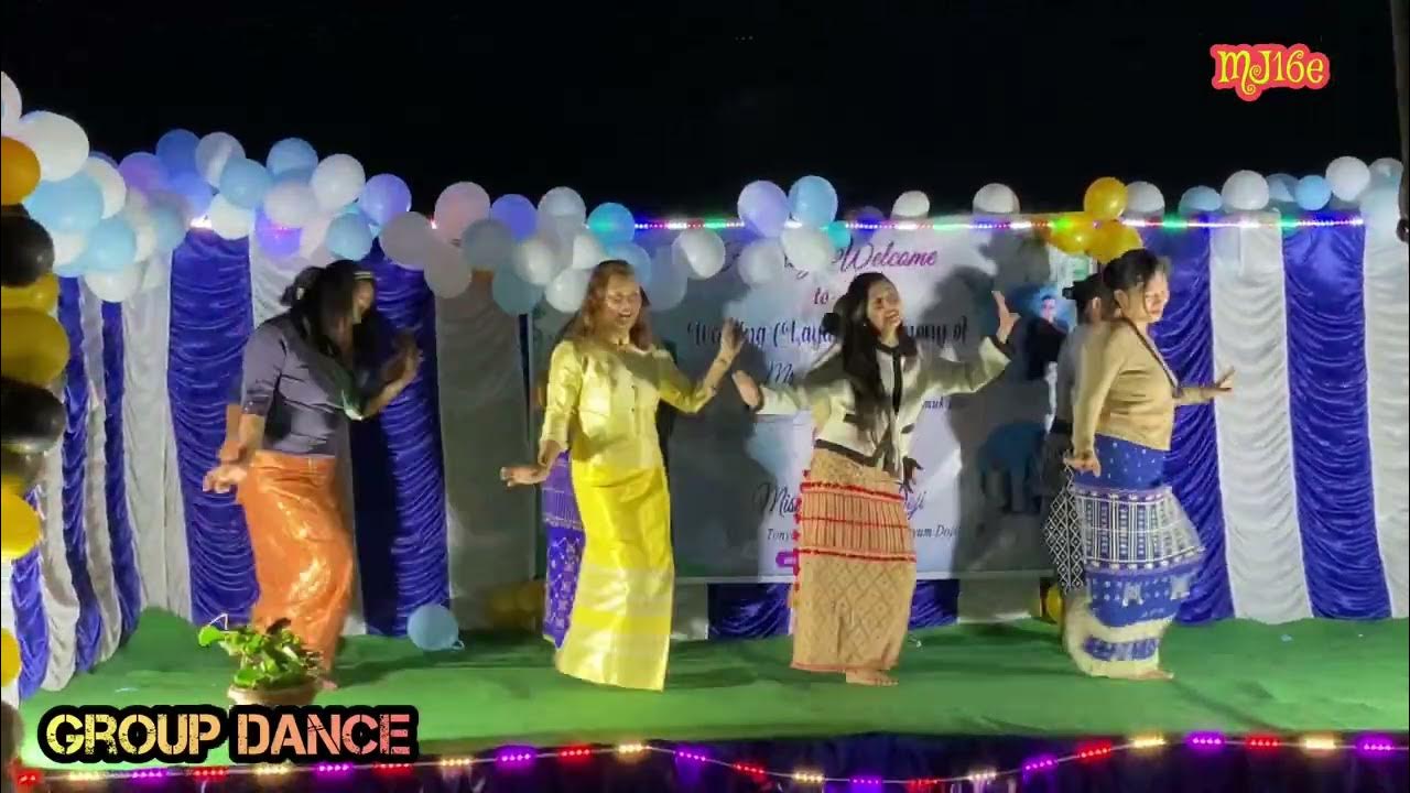 Group dance on Adi-Tagin-Apatani mashup songs| Arunachal Pradesh|Galo Wedding ceremony|2024 ...