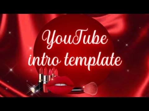 Makeup intro template | No copyright - YouTube