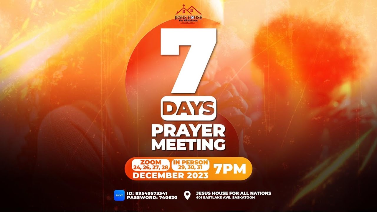Day 3 | 7 Days Prayer Meeting | December 27, 2023 - YouTube