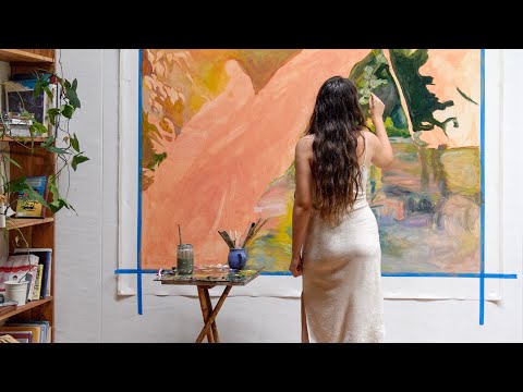 Nature Living in my Rainforest Art Studio: Healing Through Painting