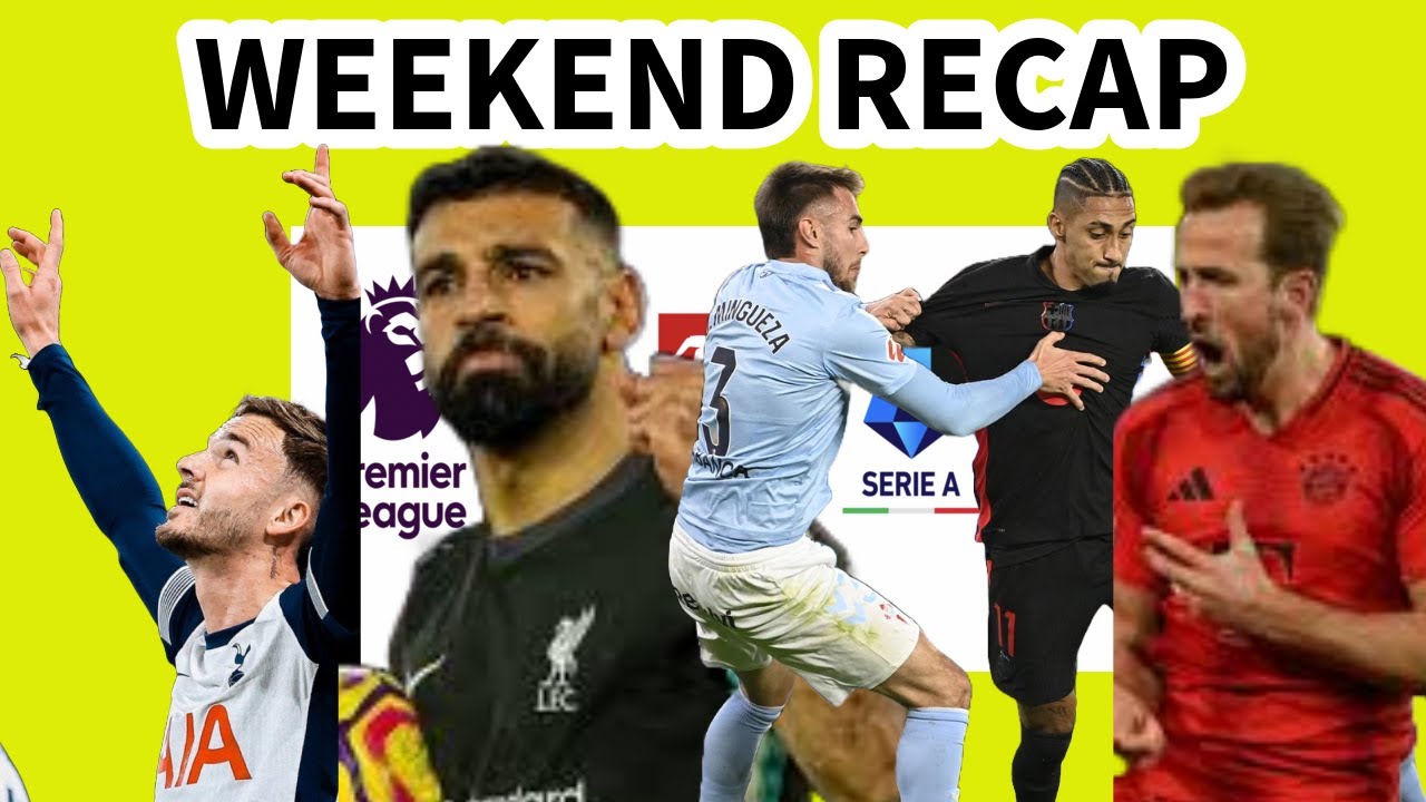 LIVERPOOL 8 POINTS CLEAR, SPURS BEATS CITY 4-0, CELTA COMEBACK, AND ...