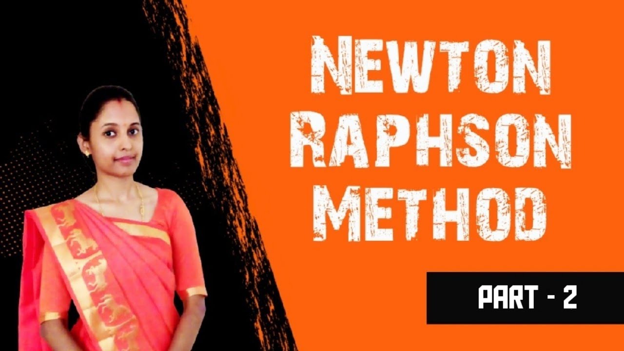 Newton Raphson Method/ Part 2/ Numerical Analysis/ Vidhya Deepak_VD/ Math with VD. - YouTube