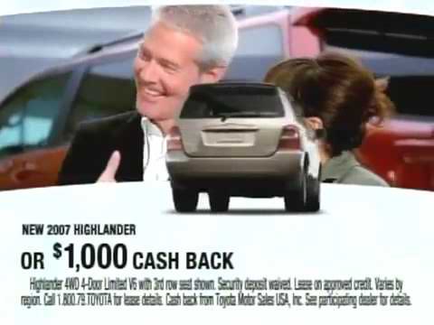 2007 Toyota Highlander Commercial - YouTube