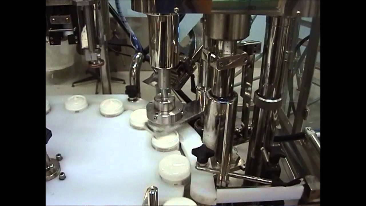 Monoblock Automatic Filler & Capper On Cosmetics - YouTube