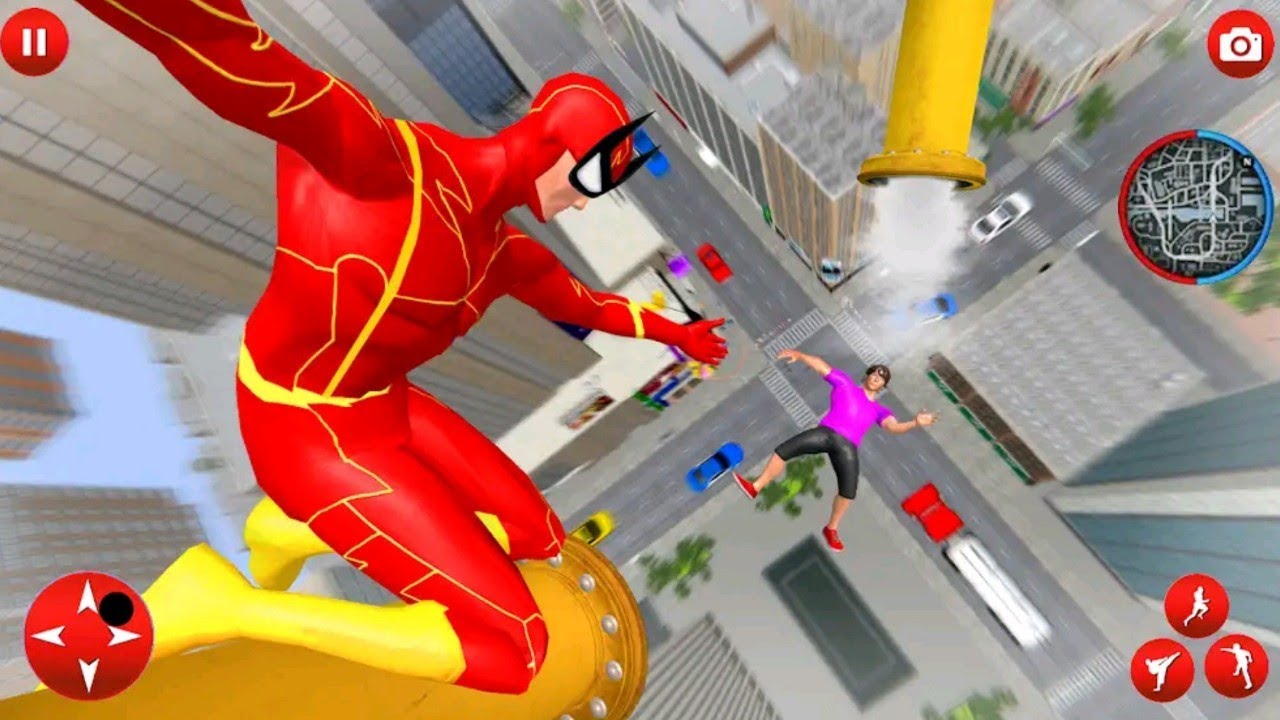 Super Speed Hero City Rescue Mission Game By Games Zone - YouTube