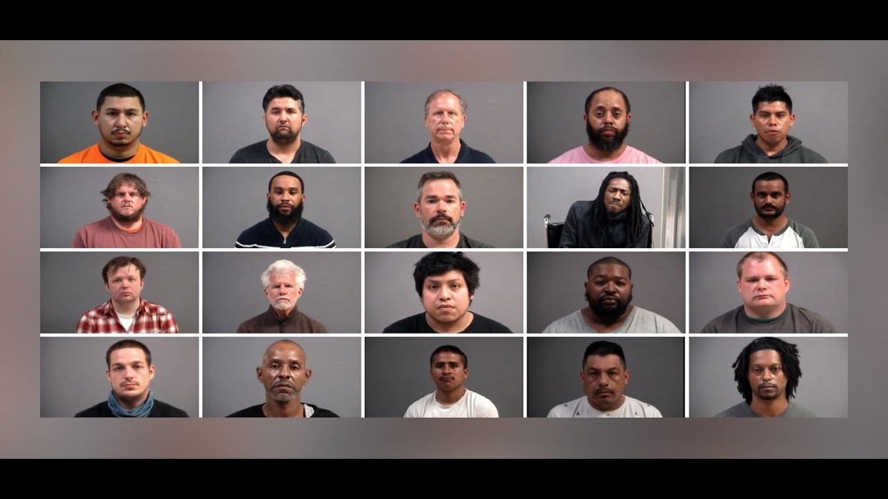 20 arrested and charged on online chat operation - YouTube