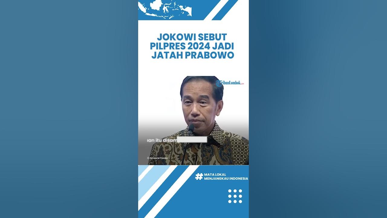 Jokowi Sebut Pilpres 2024 Jatah Prabowo Jadi Penyemangat Sekaligus