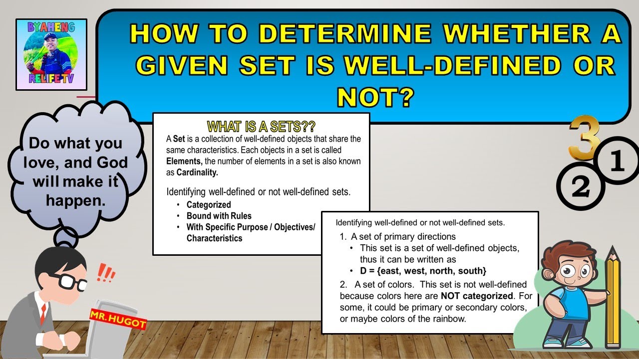 How To Determine Whether A Given Set Is Well Defined Set Or Not YouTube