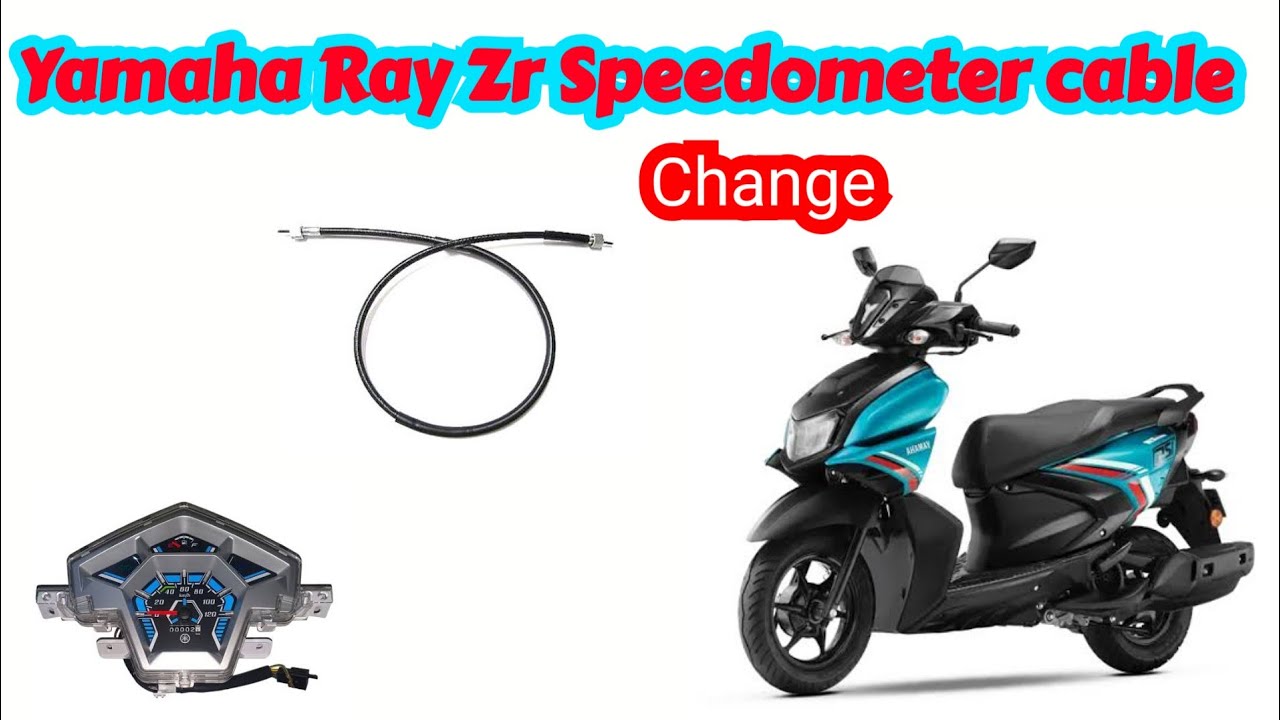 Yamaha Ray zr Speedometer cable change - YouTube