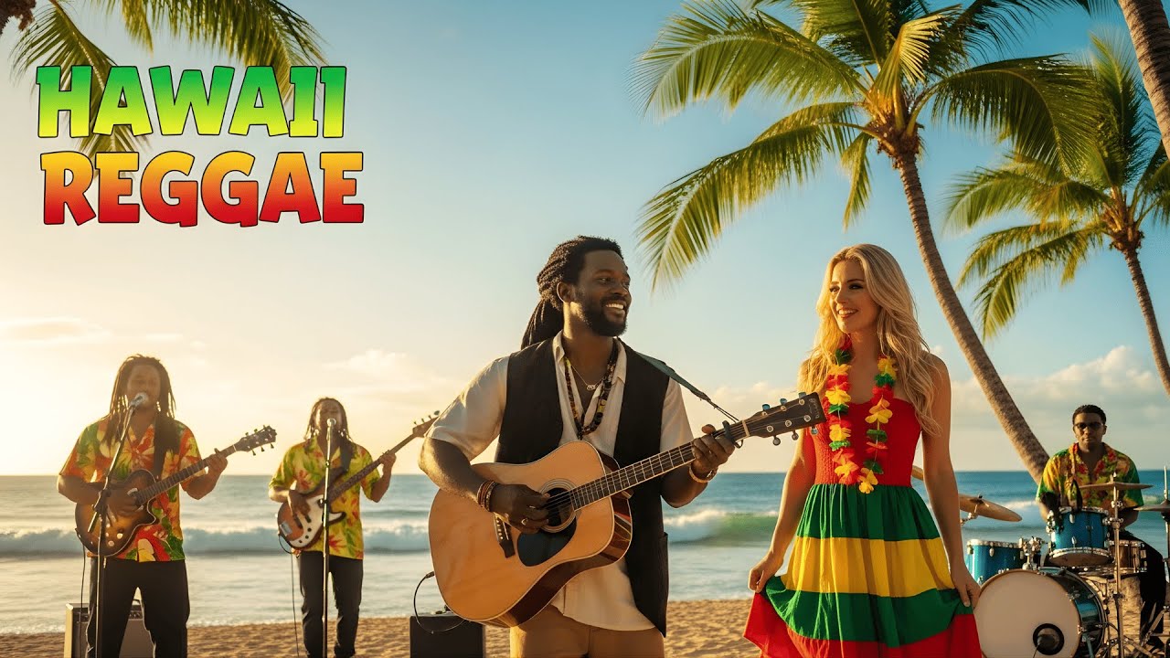 Hawaiian Summer Flow 🌊 Island Reggae Beats for Tropical Escape & Fun ...