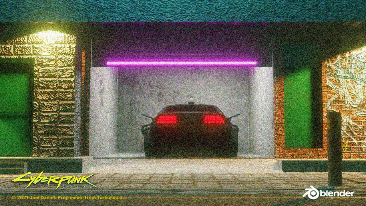 Cyberpunk 2077: "Return To Night City" - Blender 2.8 / EEVEE - YouTube