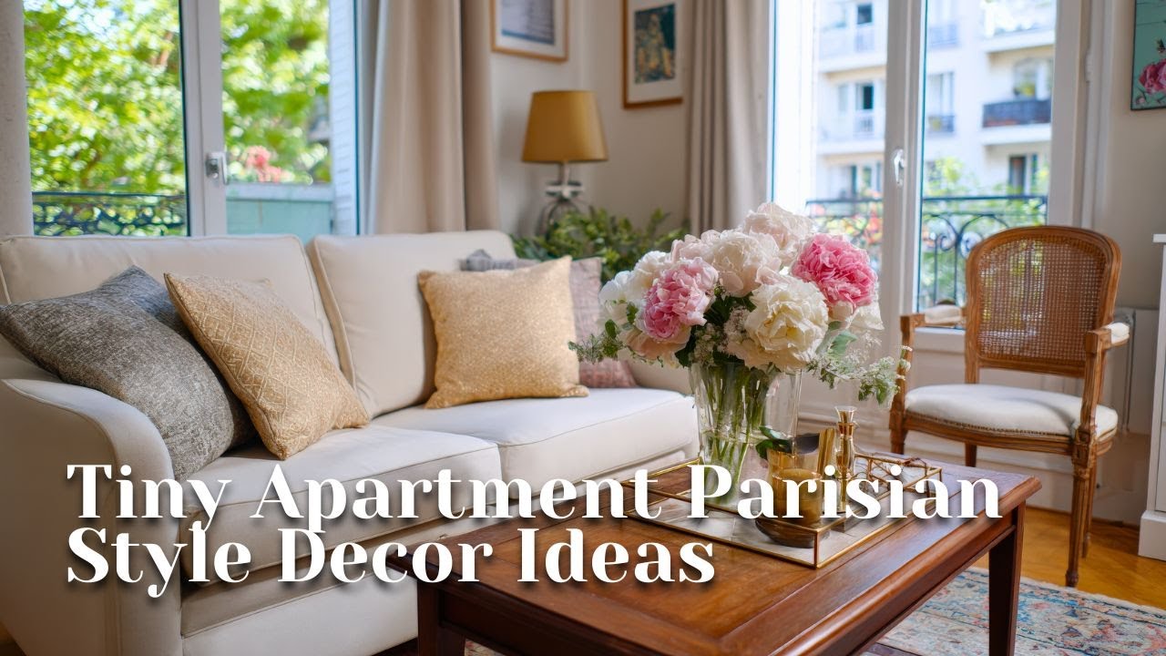 Tiny Apartment Parisian Style Decor Ideas That Turn Small Spaces Into ...