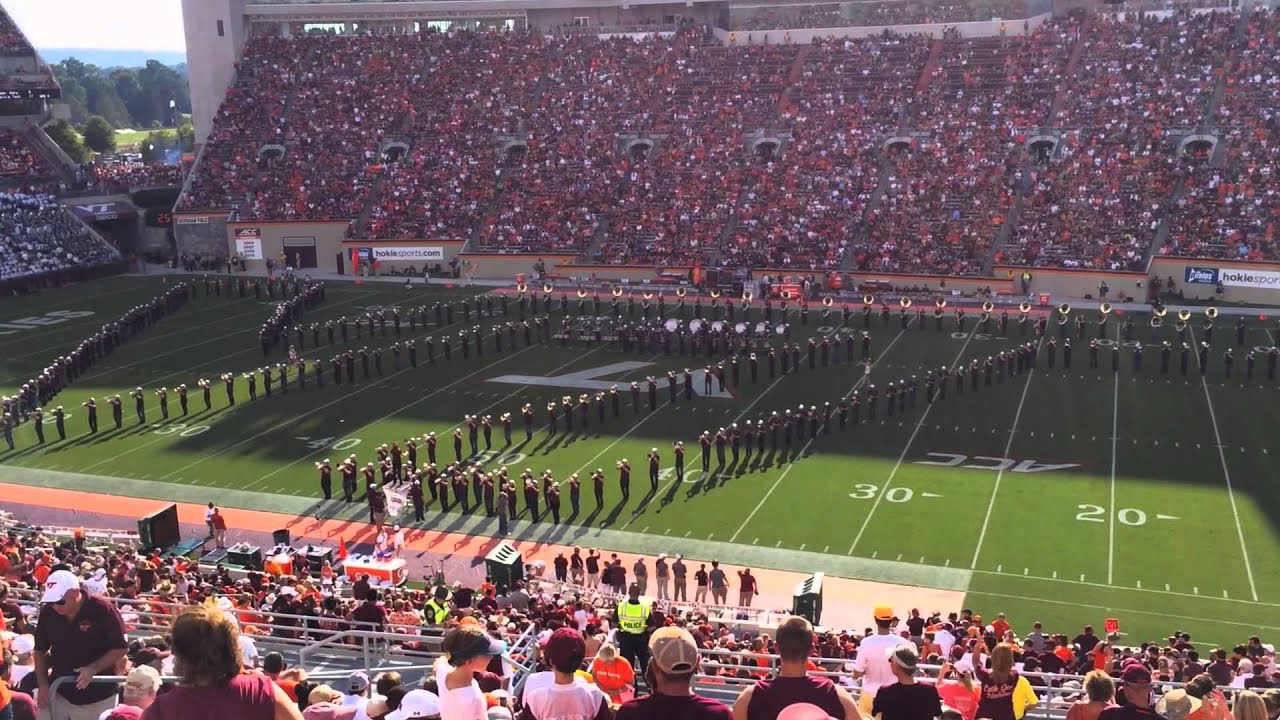 Virginia Tech Marching Virginians Halftime Show 2014_0830 - YouTube