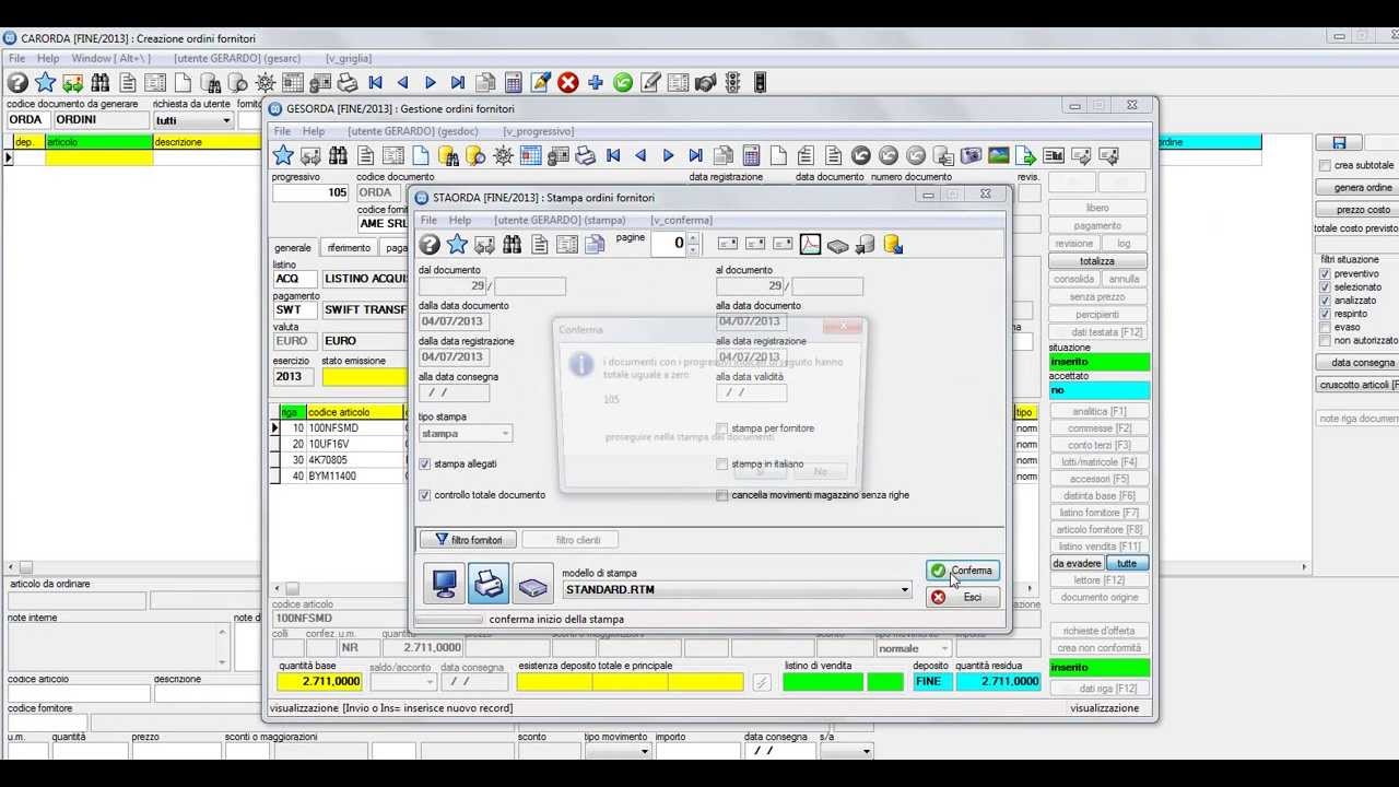 Gestione produzione - Distinta Base - - YouTube