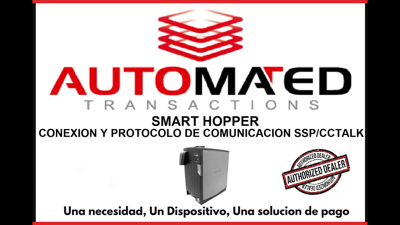 SMART HOPPER - CONEXION -PROTCOOLO SSP/CCTALK - YouTube